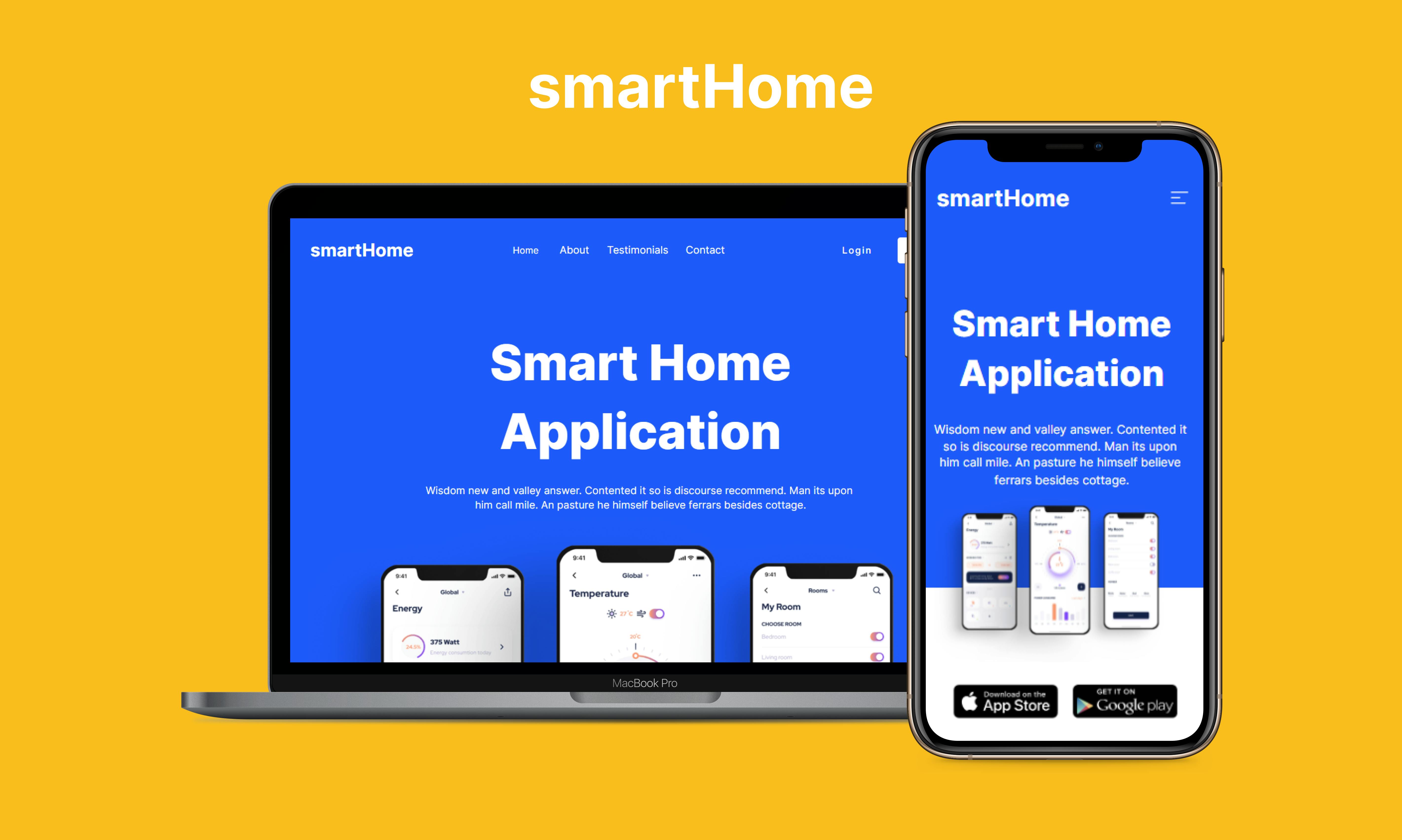 Smarthome Template | Bubble