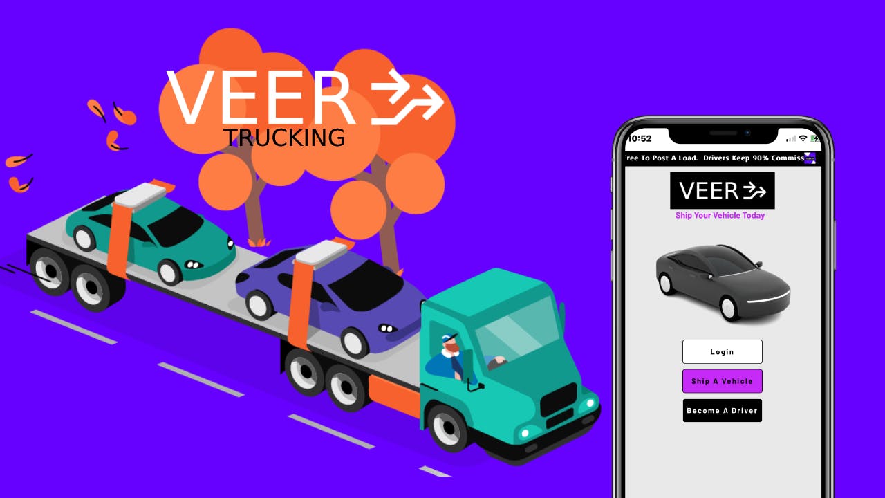 Veer Trucking (Full Webapp) Template | Bubble Veer Trucking (Full Webapp) Template | Bubble