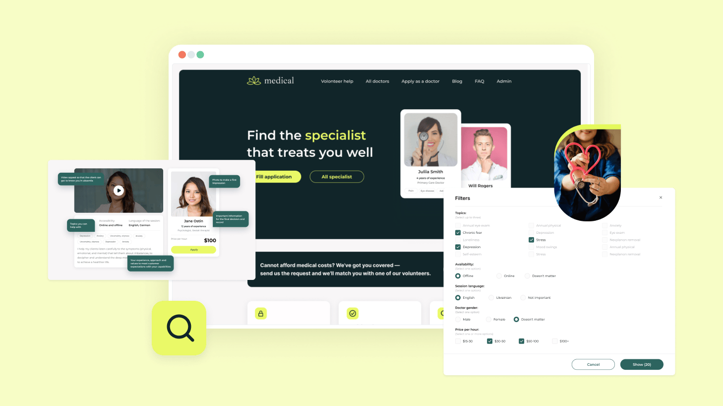Medical Template | Bubble