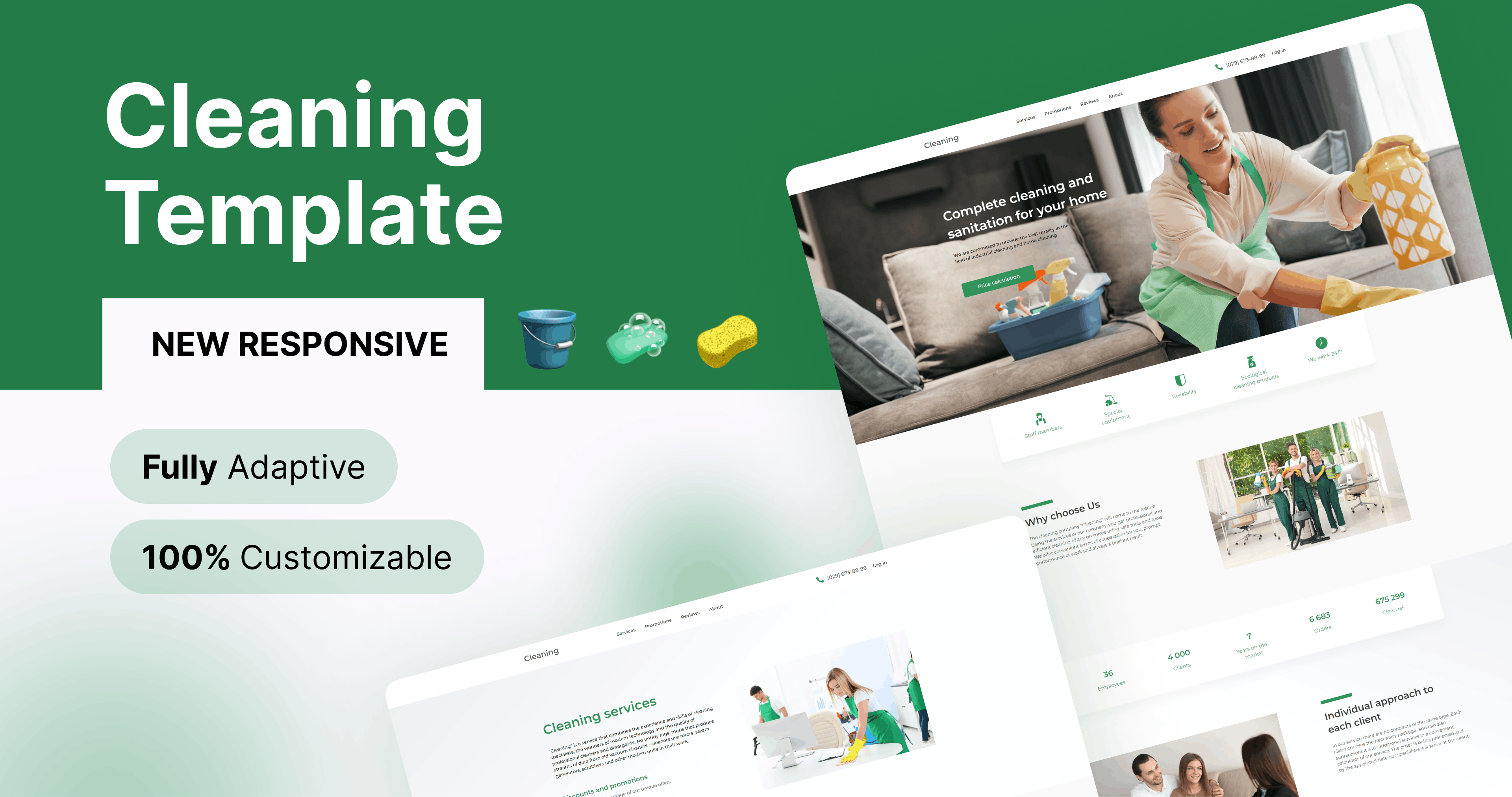 Cleaning Template | Bubble