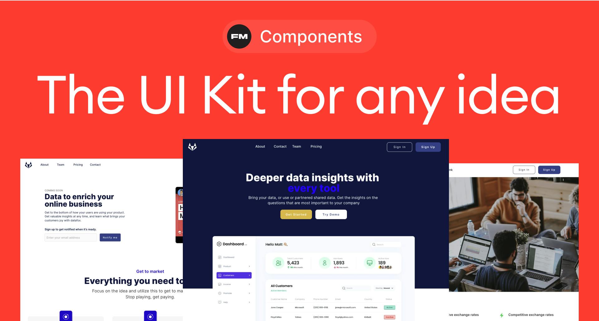 Super Components Template | Bubble