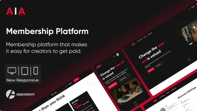 Membership App like Patreon Template | Bubble