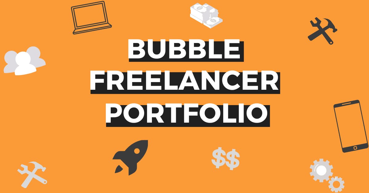 Freelancer Portfolio Website Template | Bubble