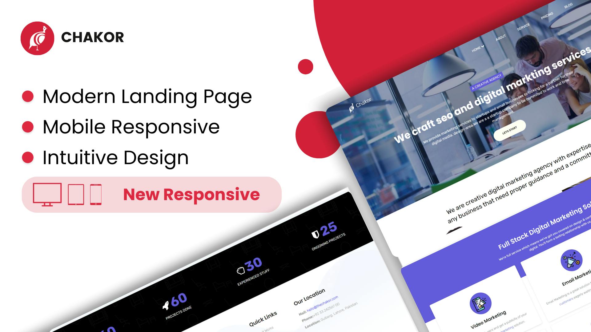 Marketing Agency Landing Page Template | Bubble