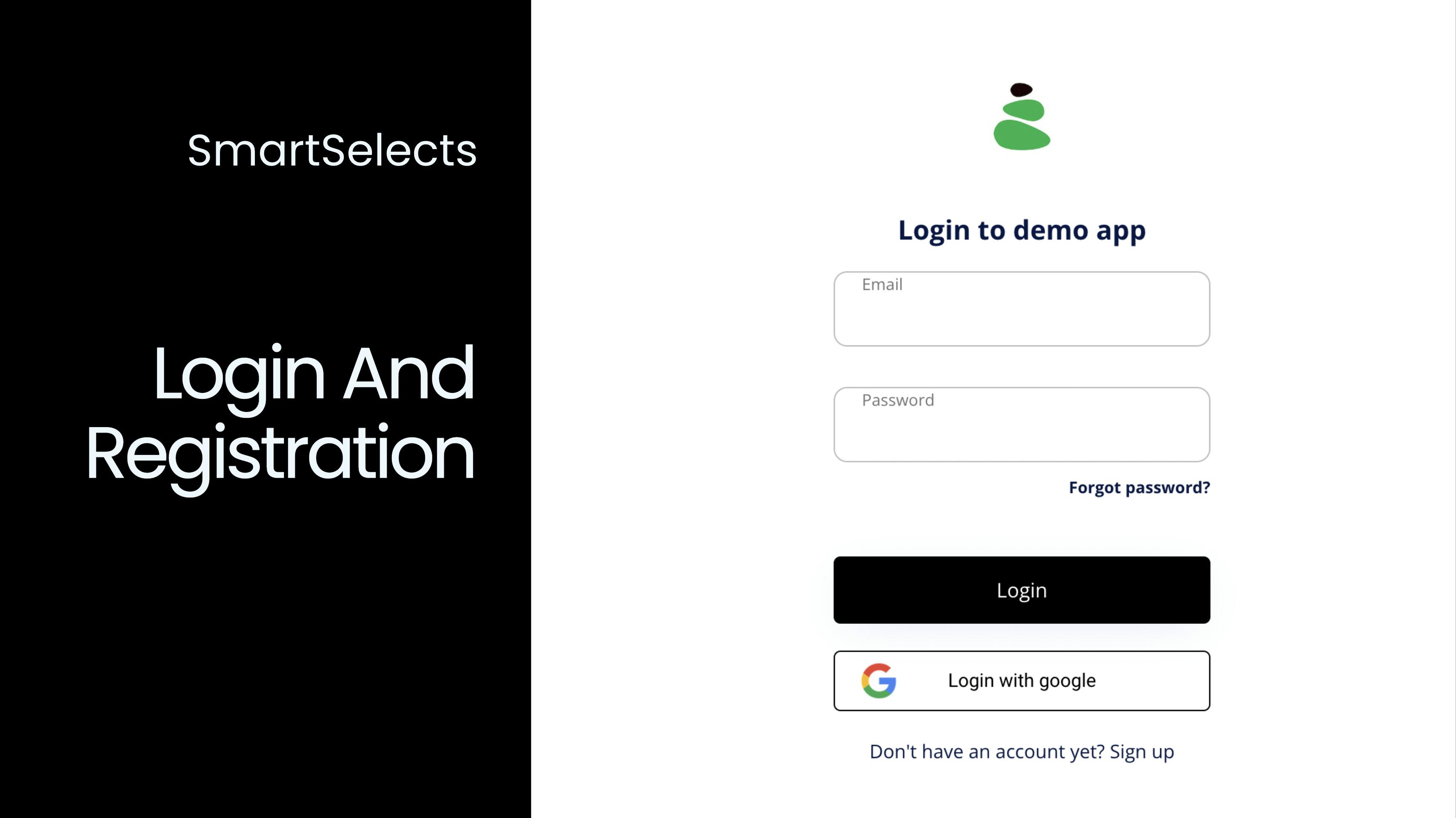Login And Registration Template | Bubble
