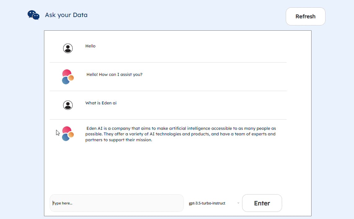 Eden AI - Askyoda Template | Bubble