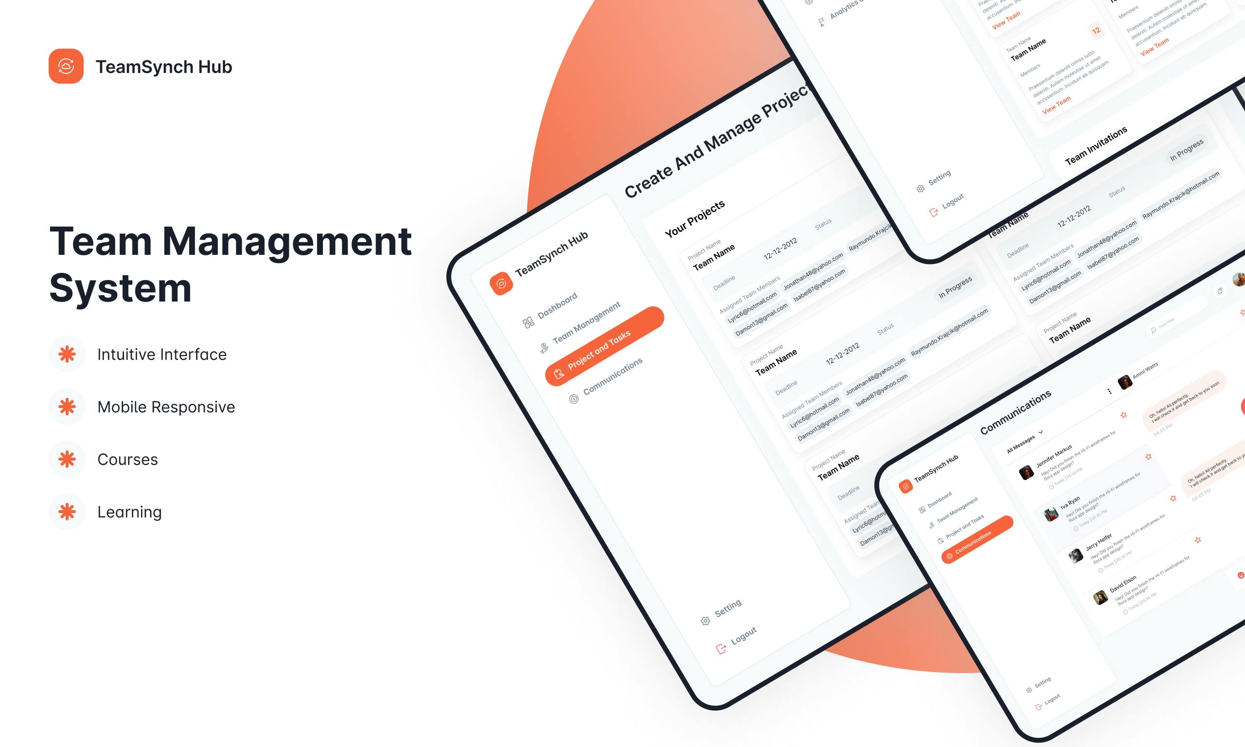Teamsync Hub Template | Bubble