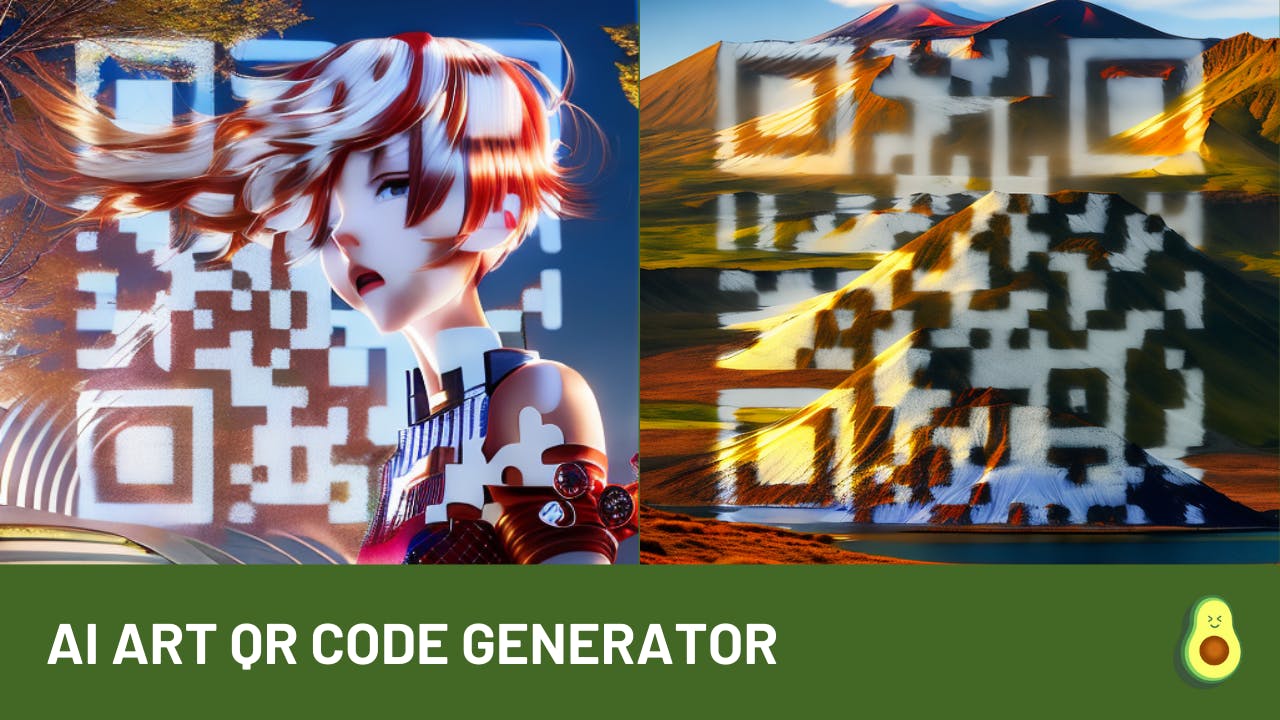 AI Art QR Code Generator Template | Bubble