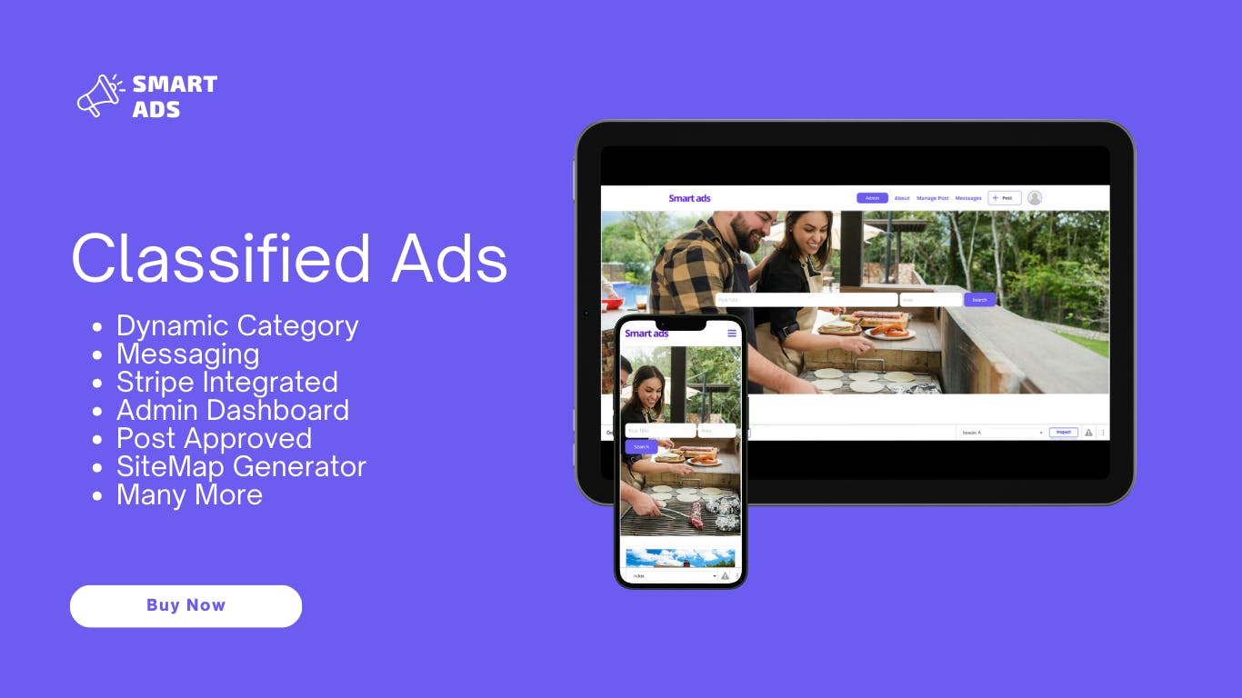 Smart Ads Classified App Template | Bubble