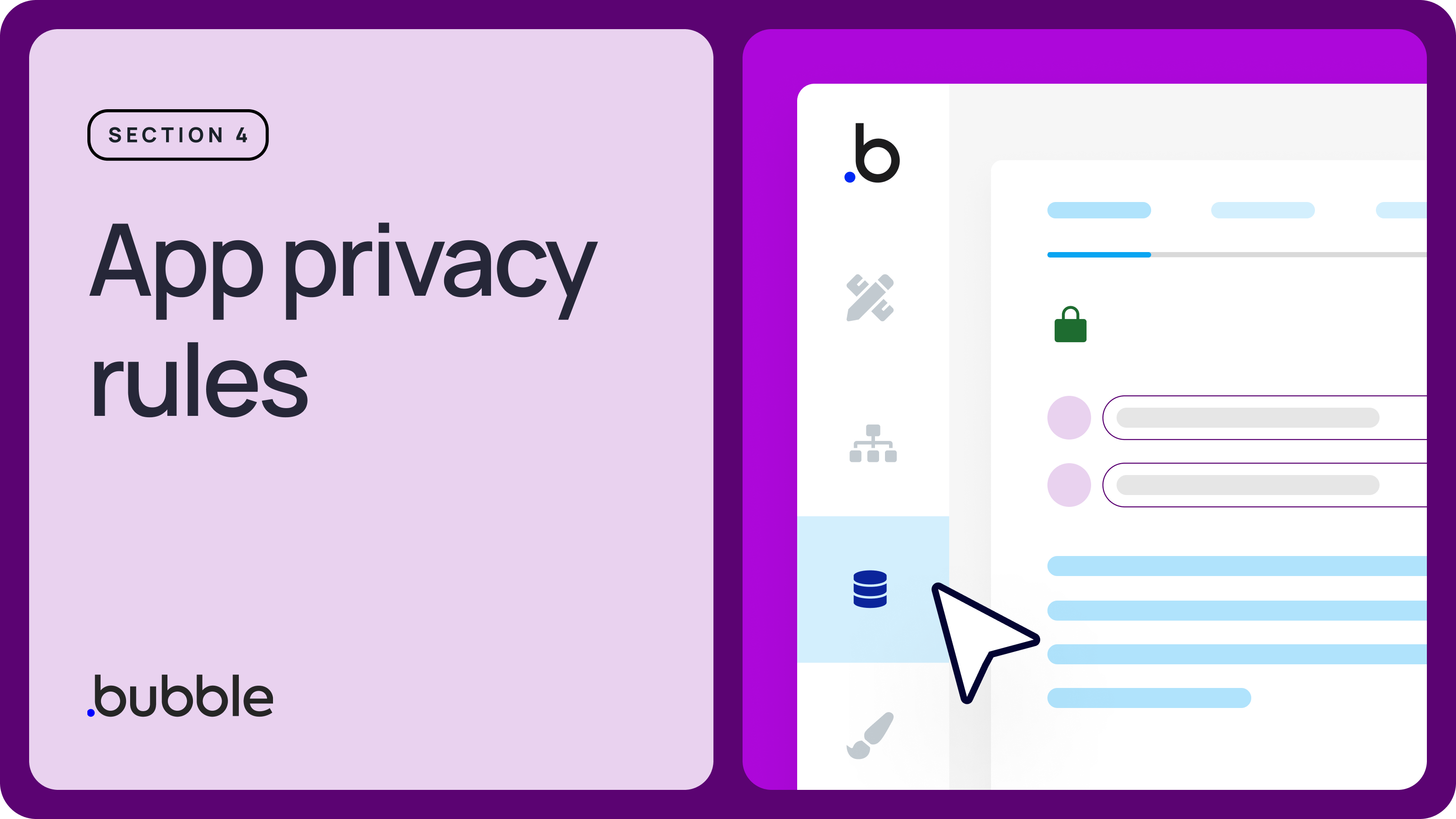 App privacy rules | Bubble