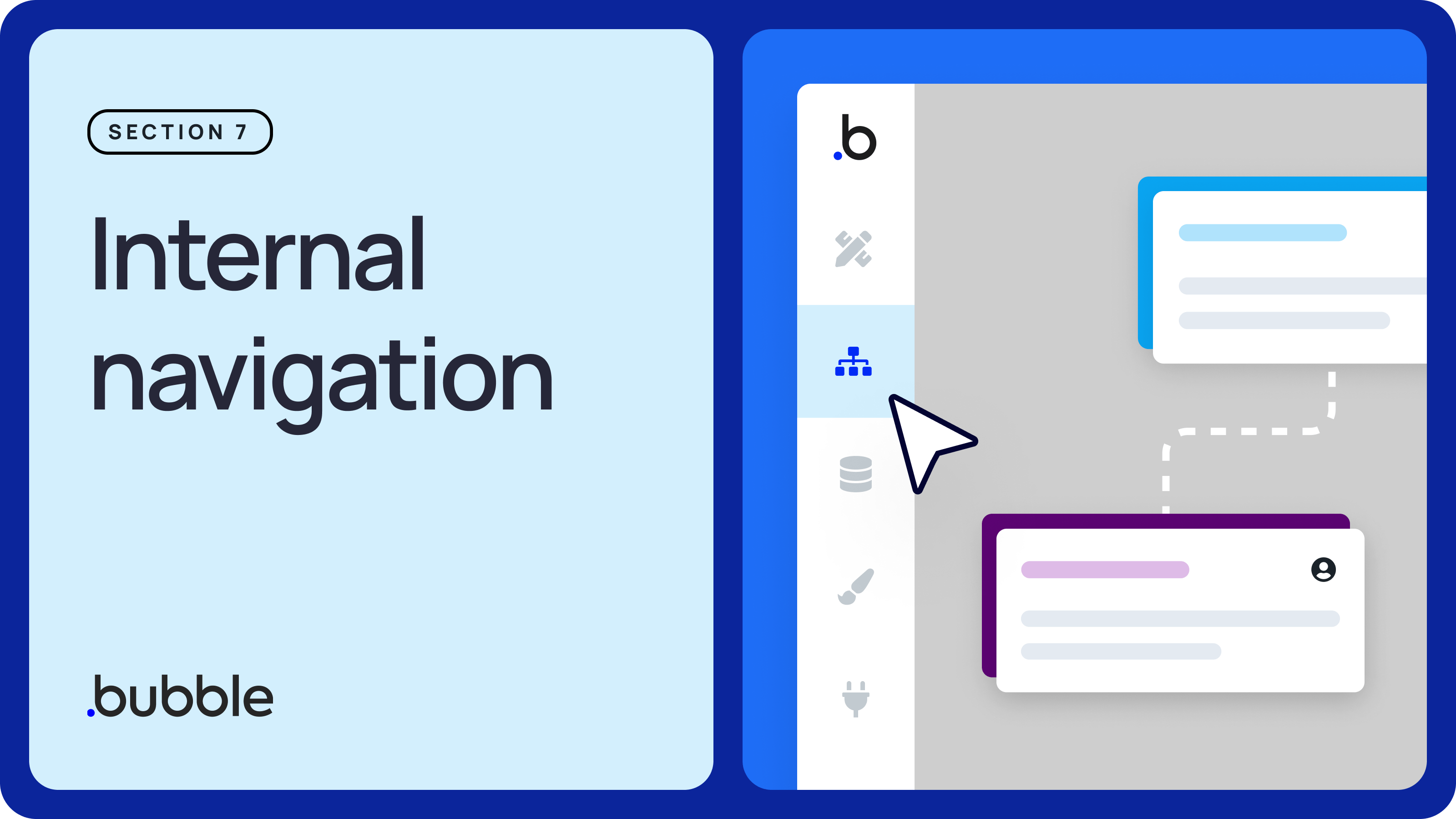 Internal navigation | Bubble
