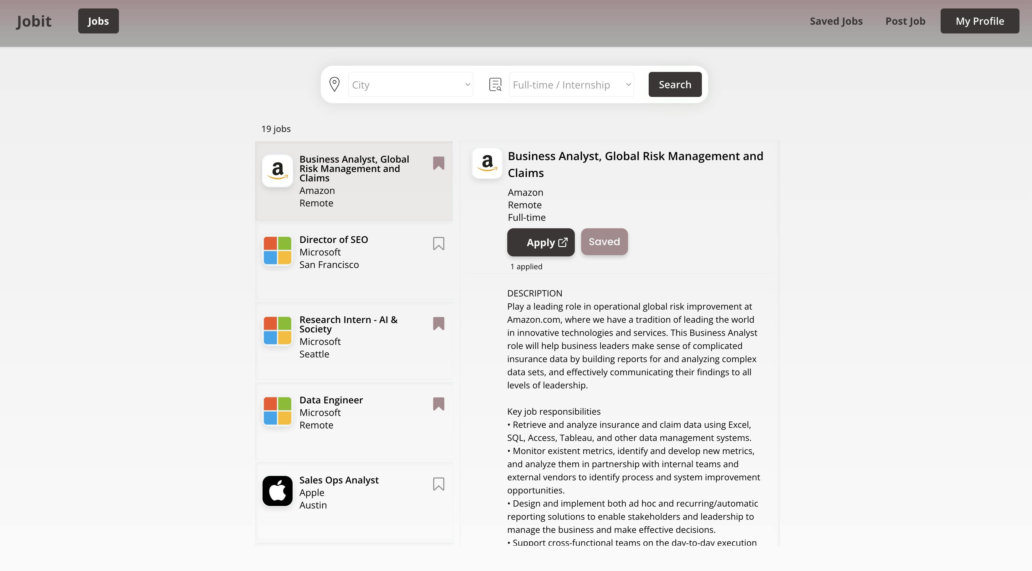 Modern Job Board like Linkedin Template | Bubble