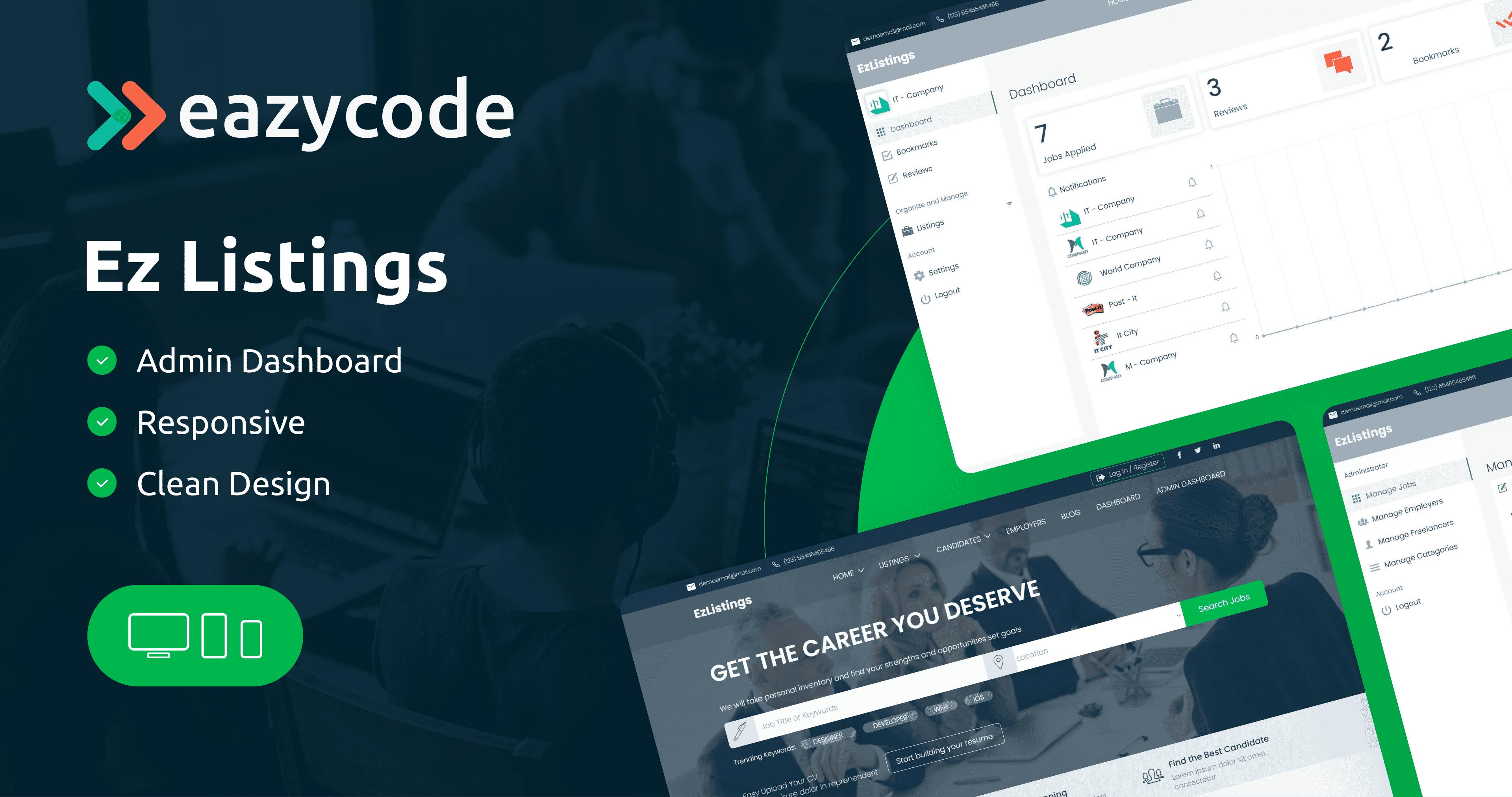 Ez Listings app Template | Bubble