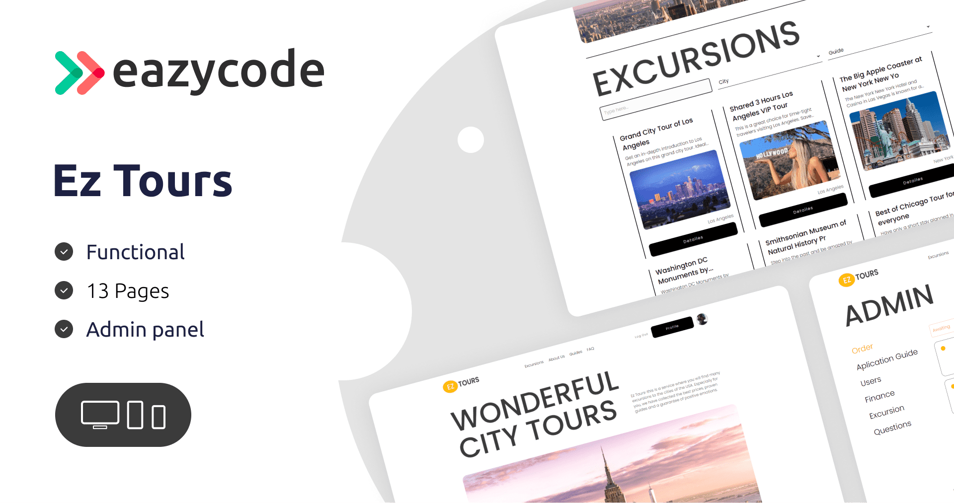 Ez Tours Template | Bubble