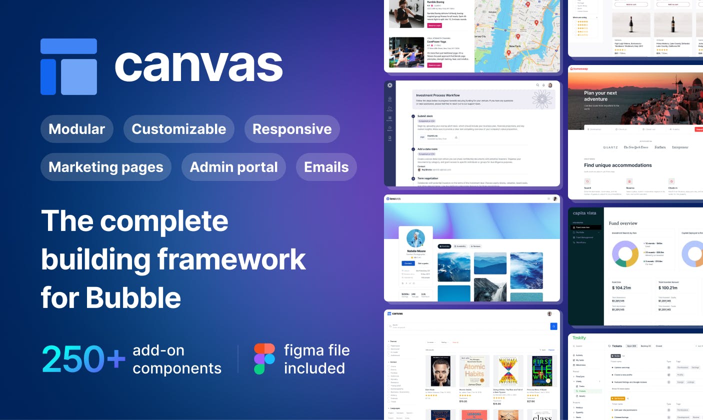 Canvas Building Framework Template | Bubble