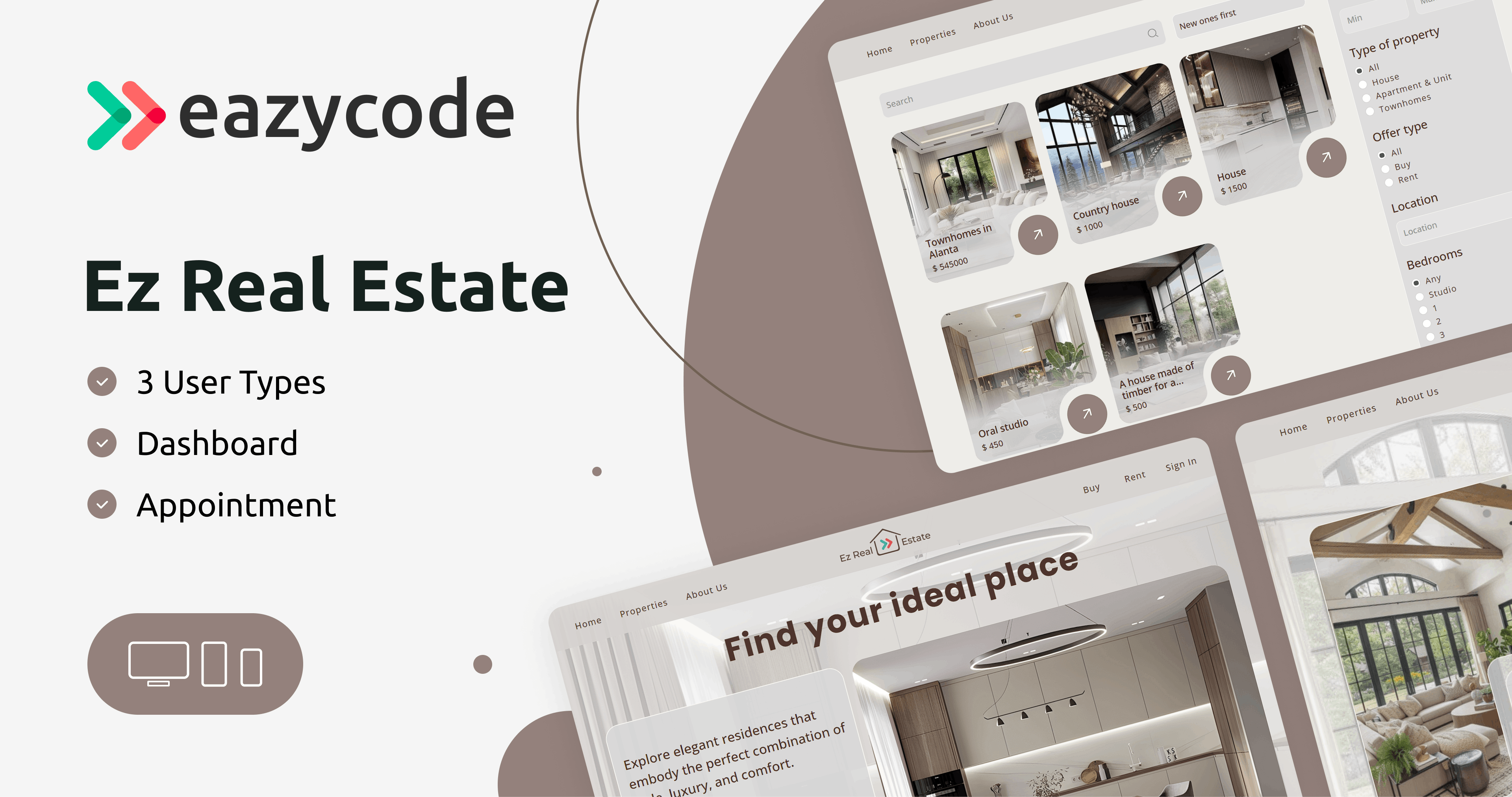 Ez Real Estate Template | Bubble
