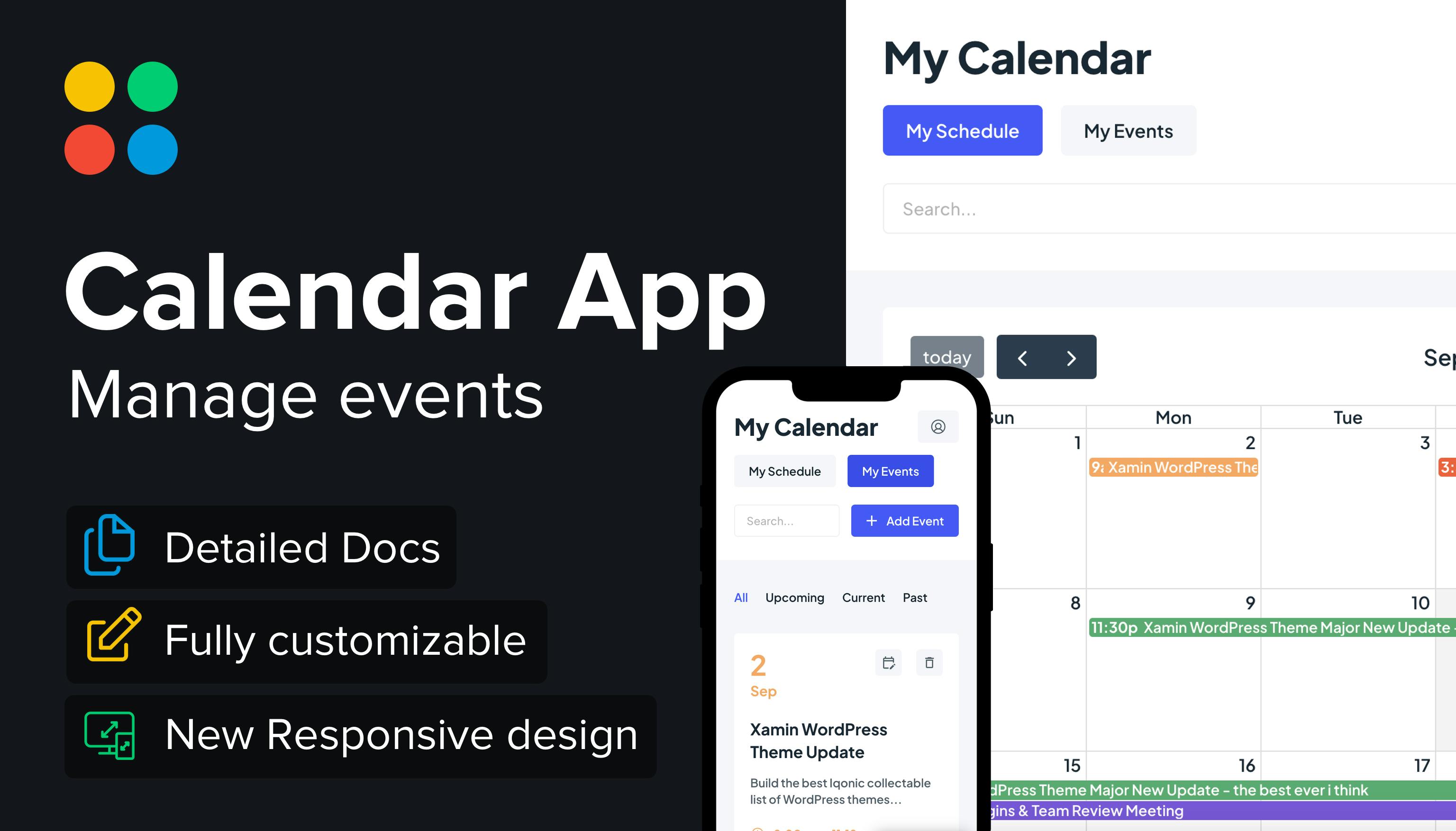 Calendar App Template | Bubble