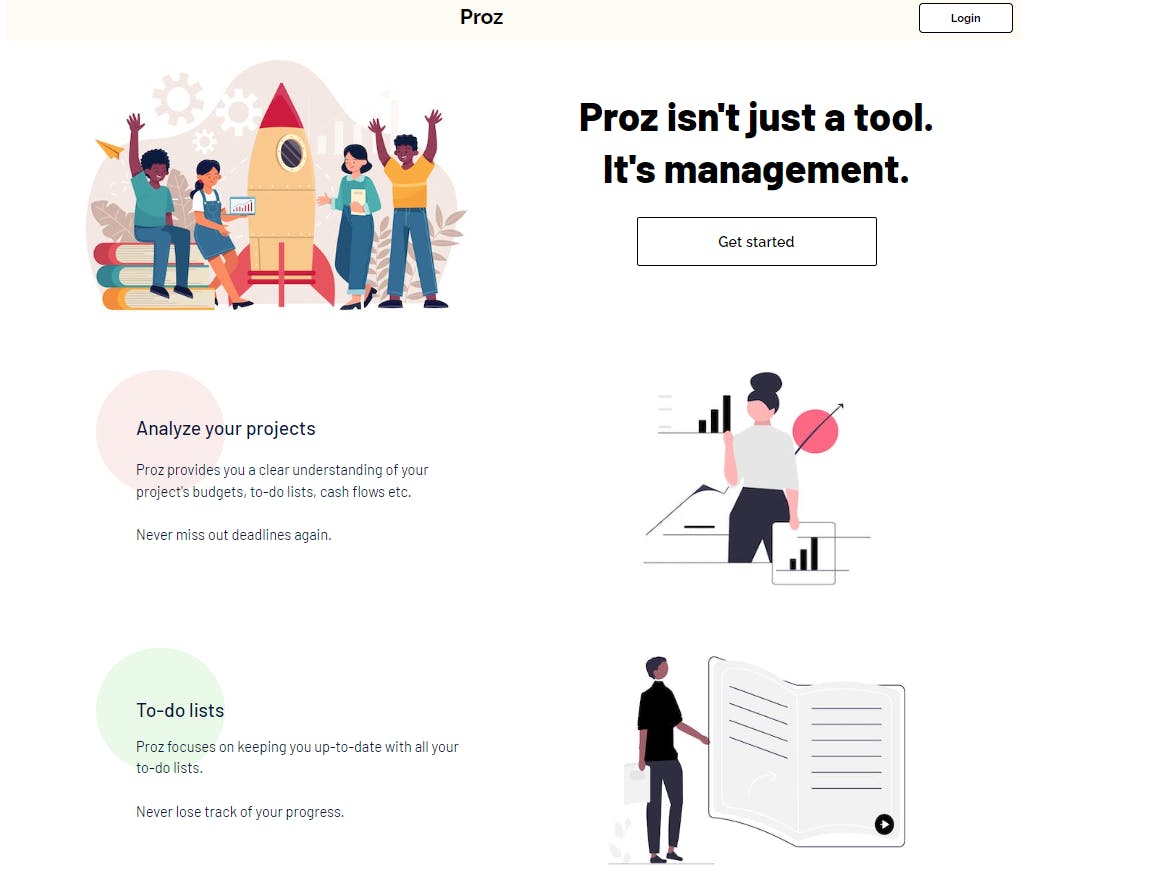 Basic Project Management Template | Bubble