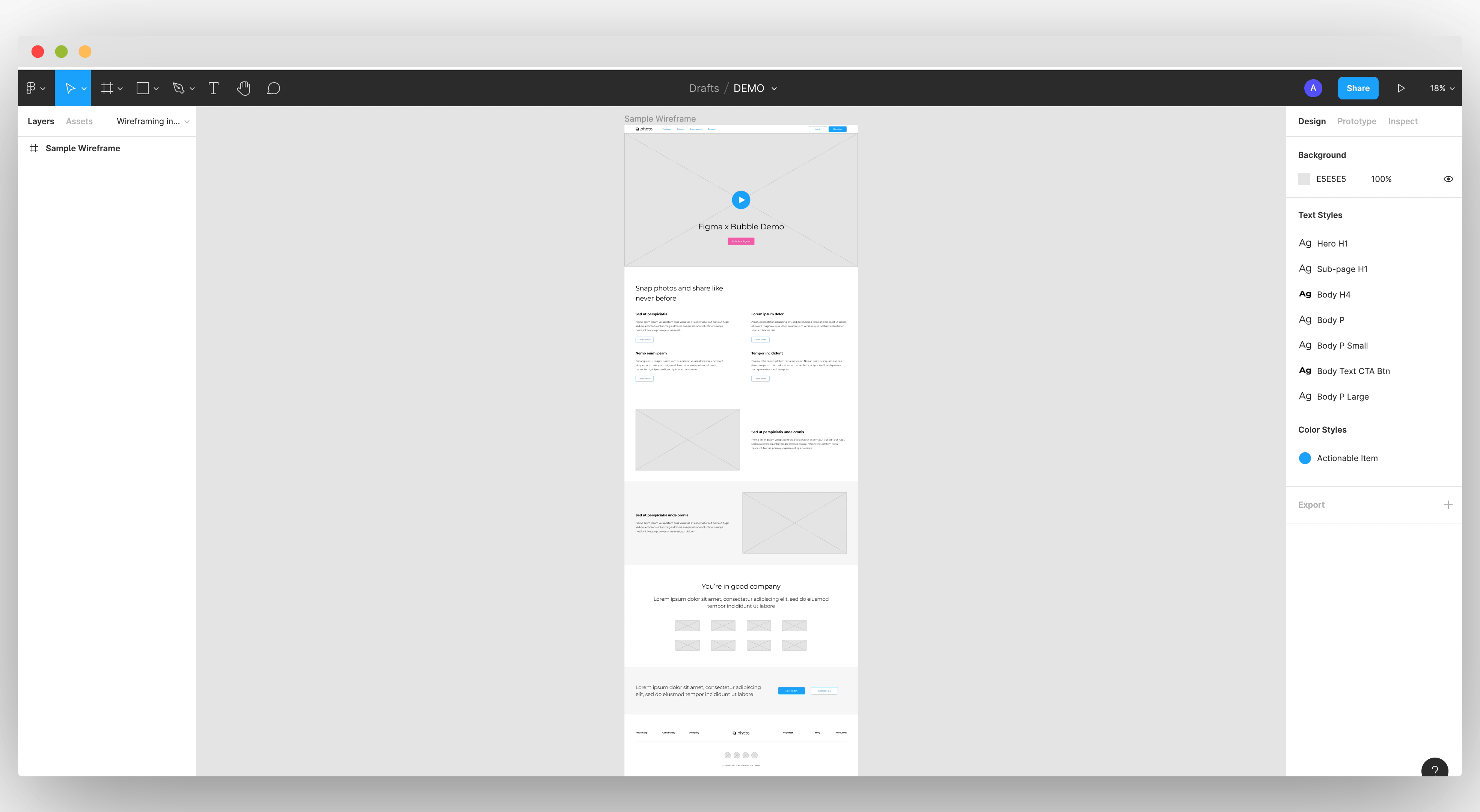 Import Figma Design Files into your Bubble application