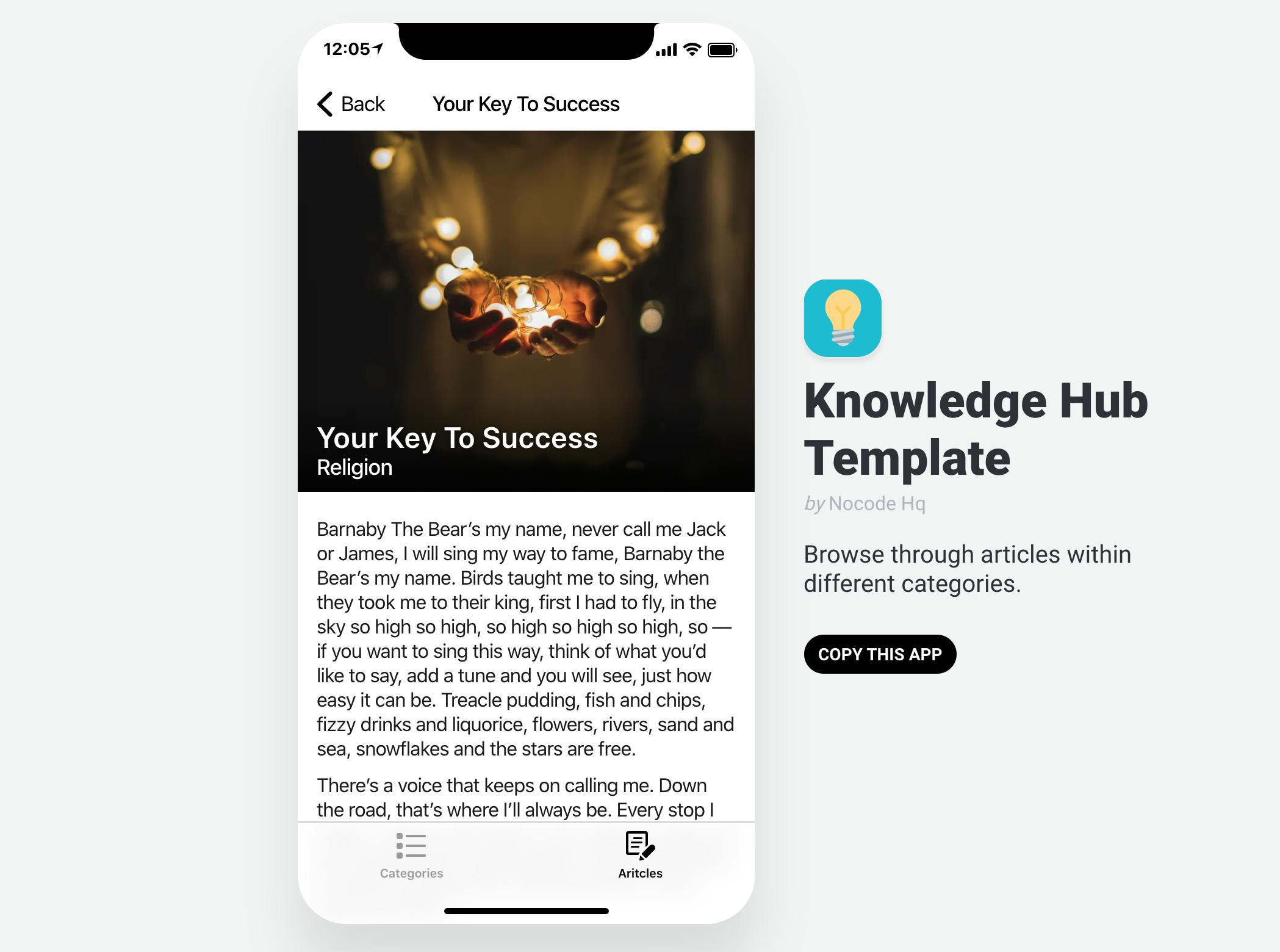 Knowledge Hub Mobile App