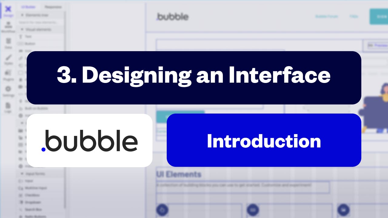 Designing an Interface | Bubble
