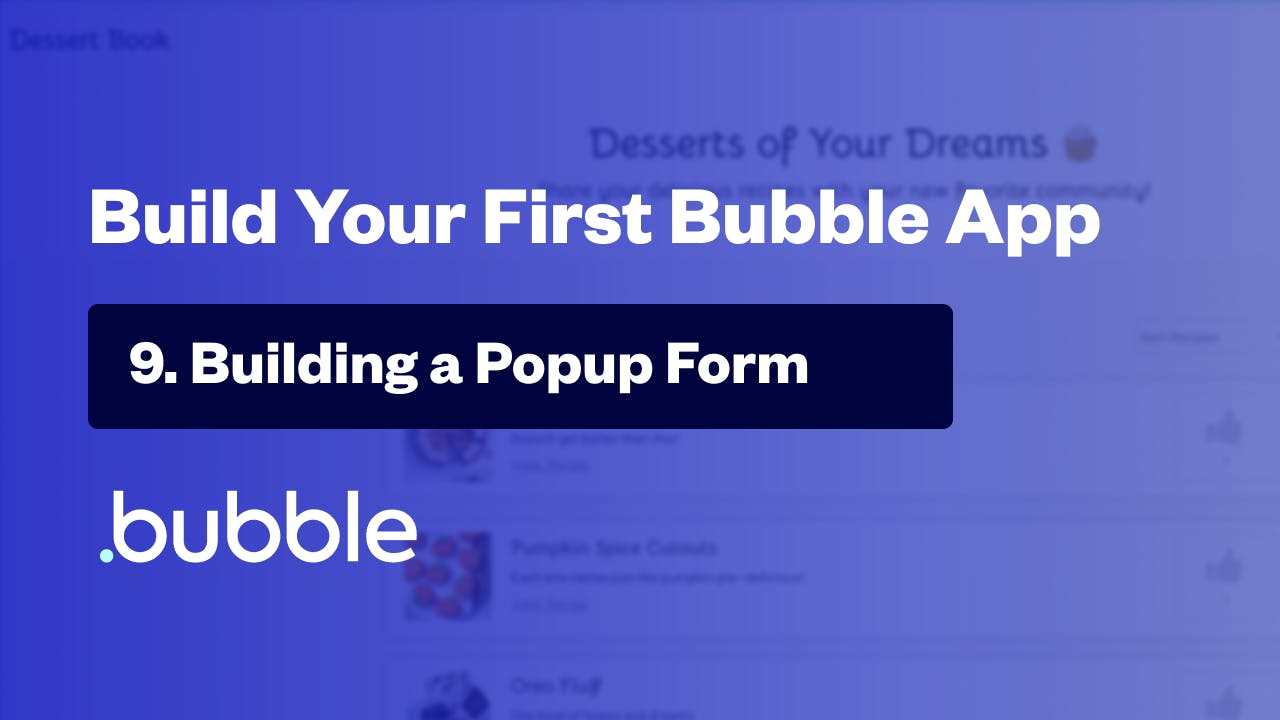 Creating a Popup Form | Bubble Creating a Popup Form | Bubble