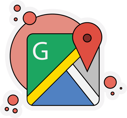 google-maps-flat-sticker | Premast Plus