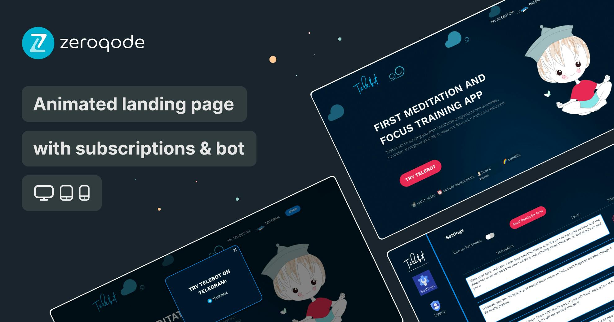 Telebot - Telegram Bot Template | Bubble