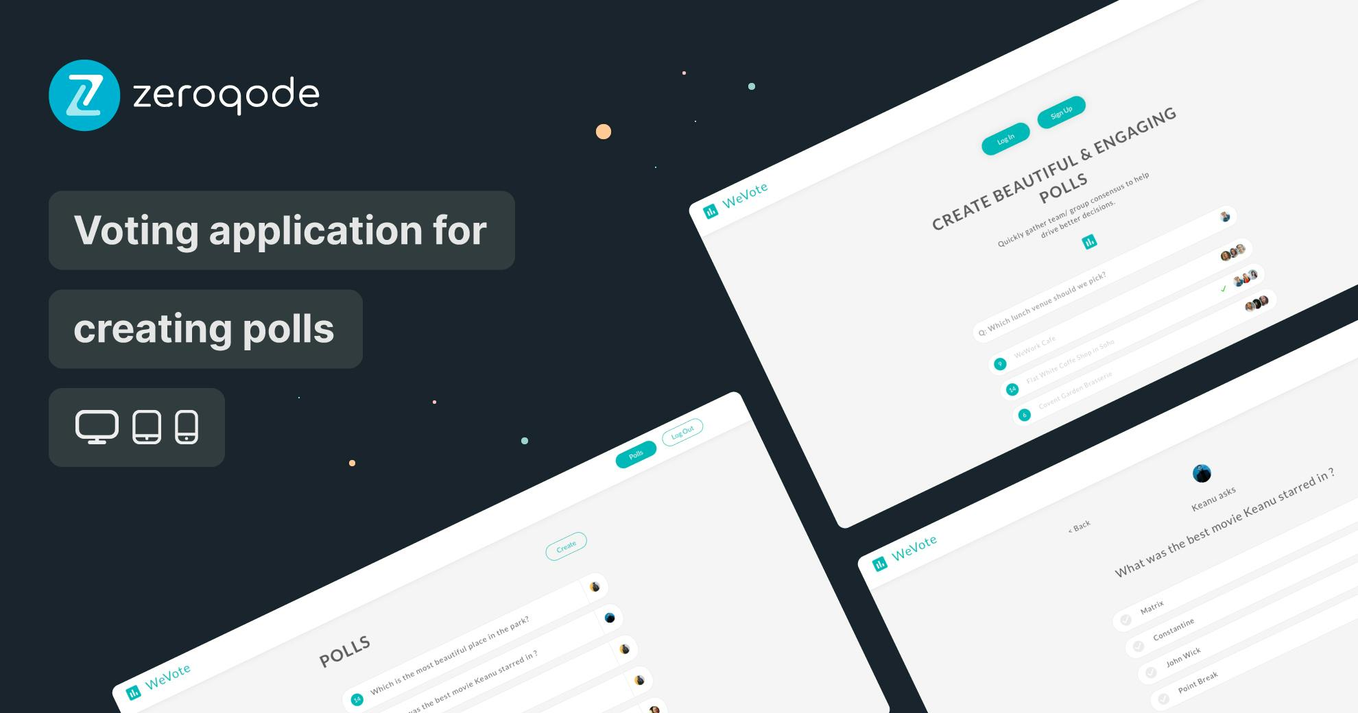 WeVote - Voting & Polls Template | Bubble