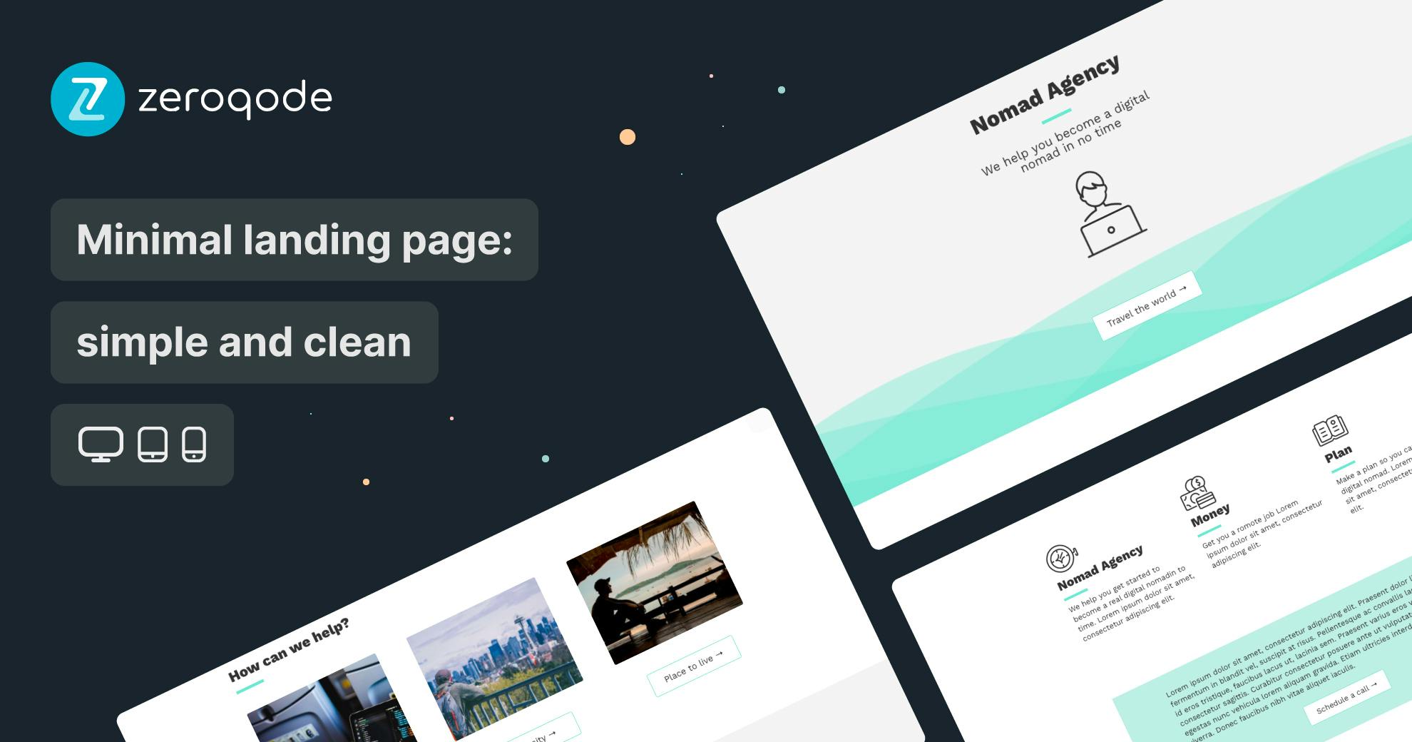 Starter Landing Page Template | Bubble