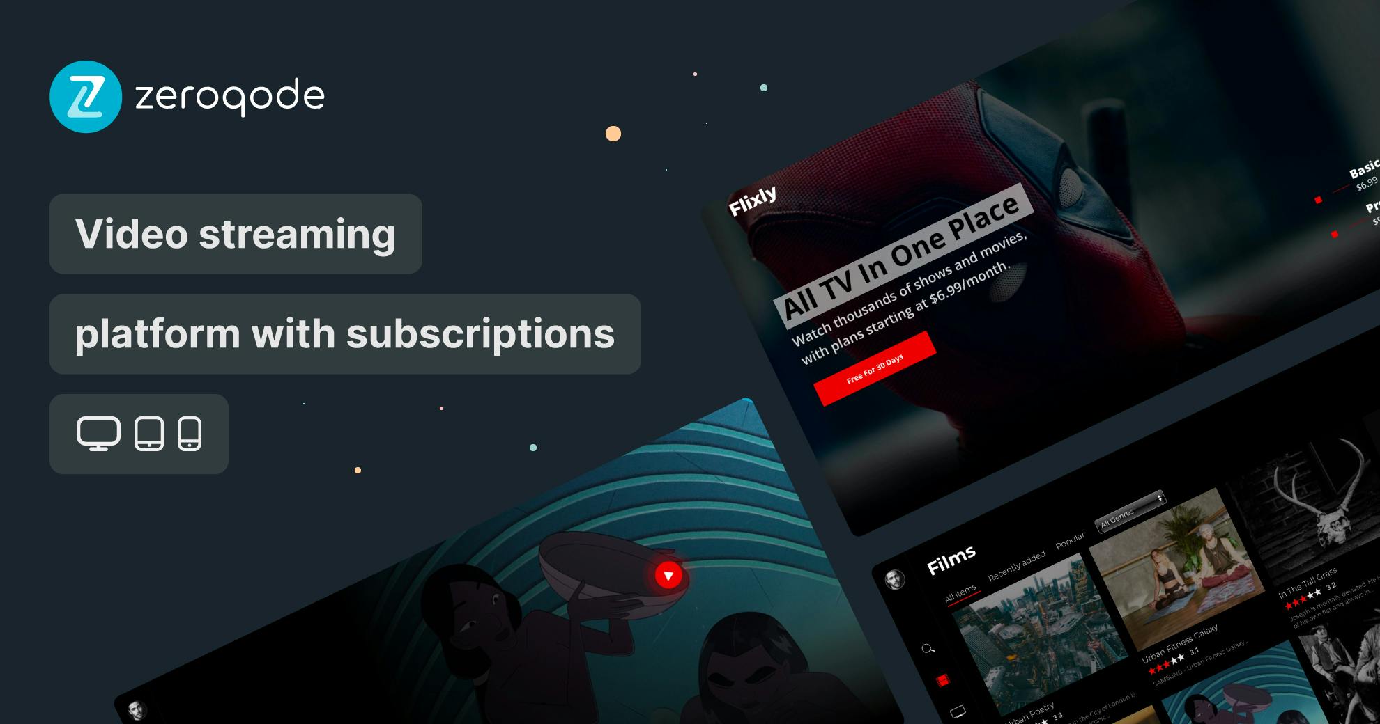 Video Streaming like Netflix Template | Bubble