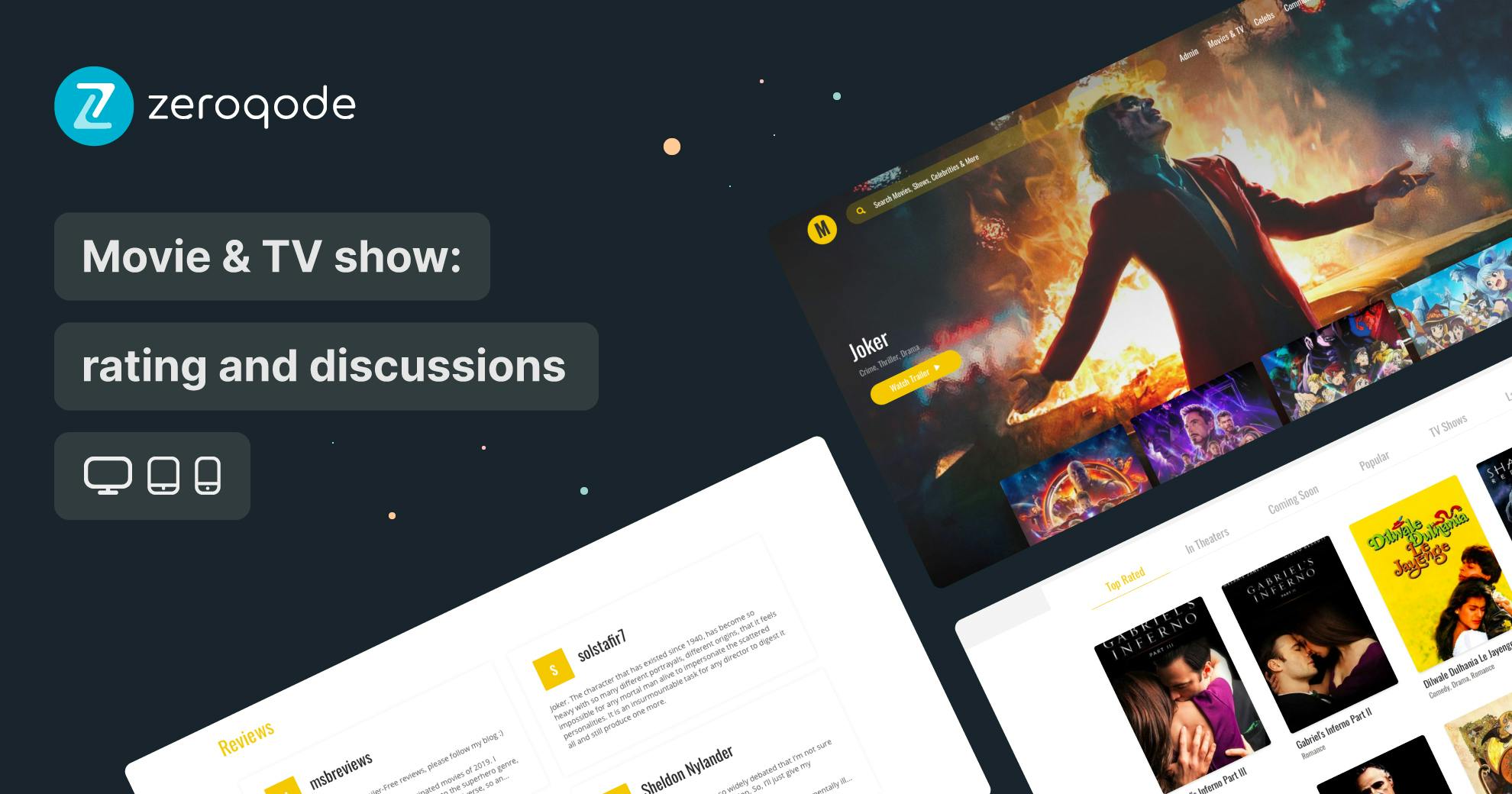 Moviely - like IMDb Template | Bubble