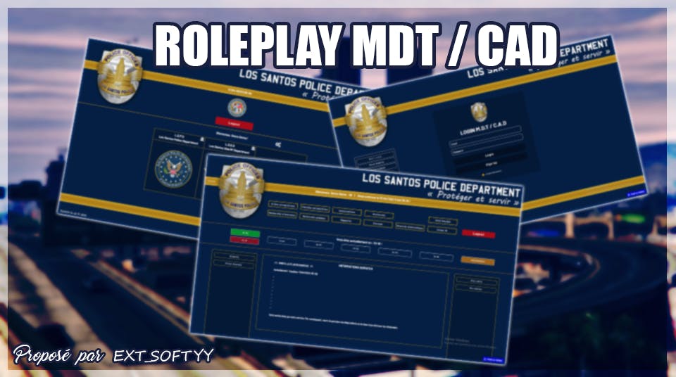 Roleplay MDT / CAD | LSPD/LSSD Template | Bubble