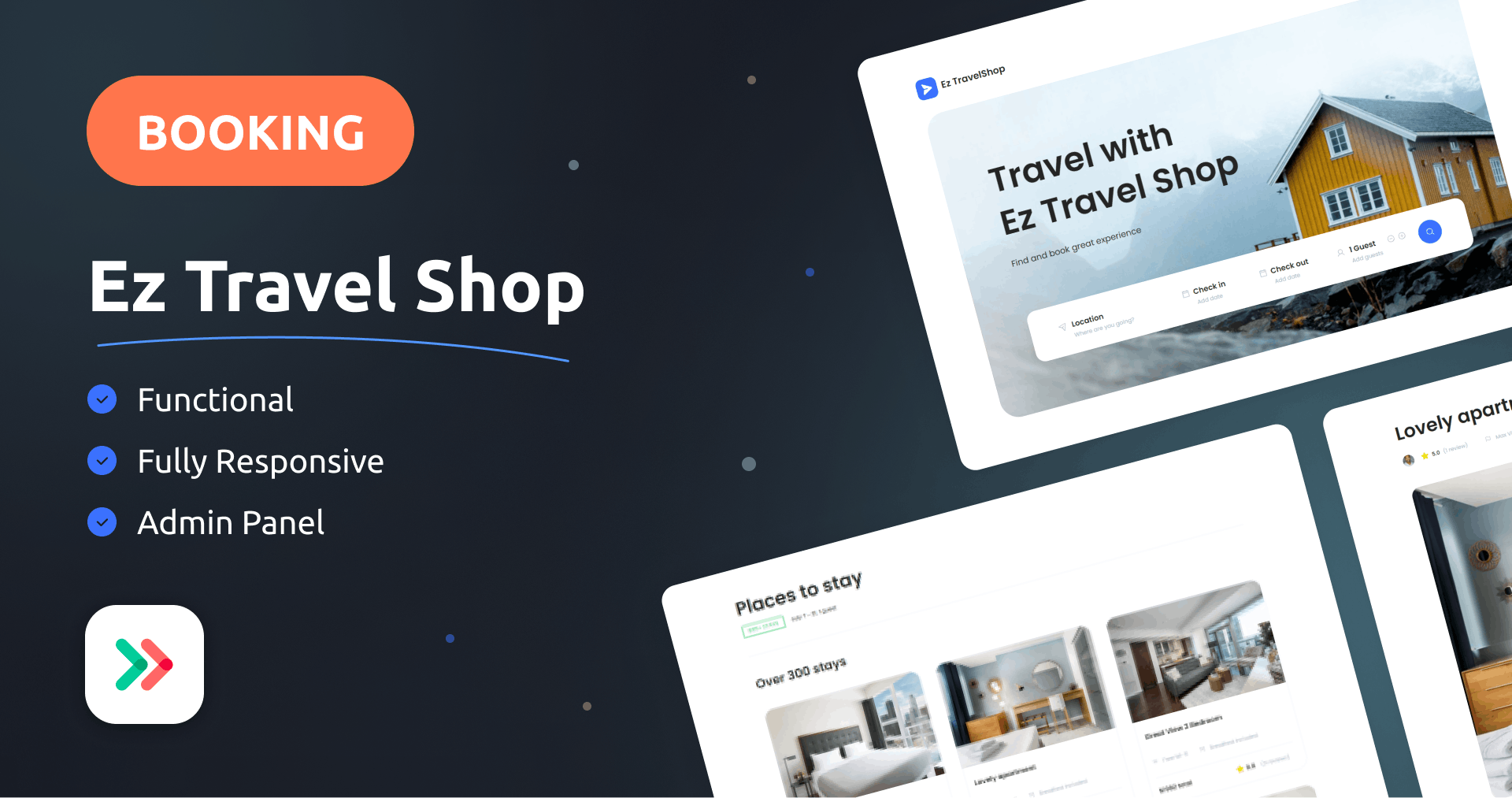 Ez Travel Shop Template | Bubble