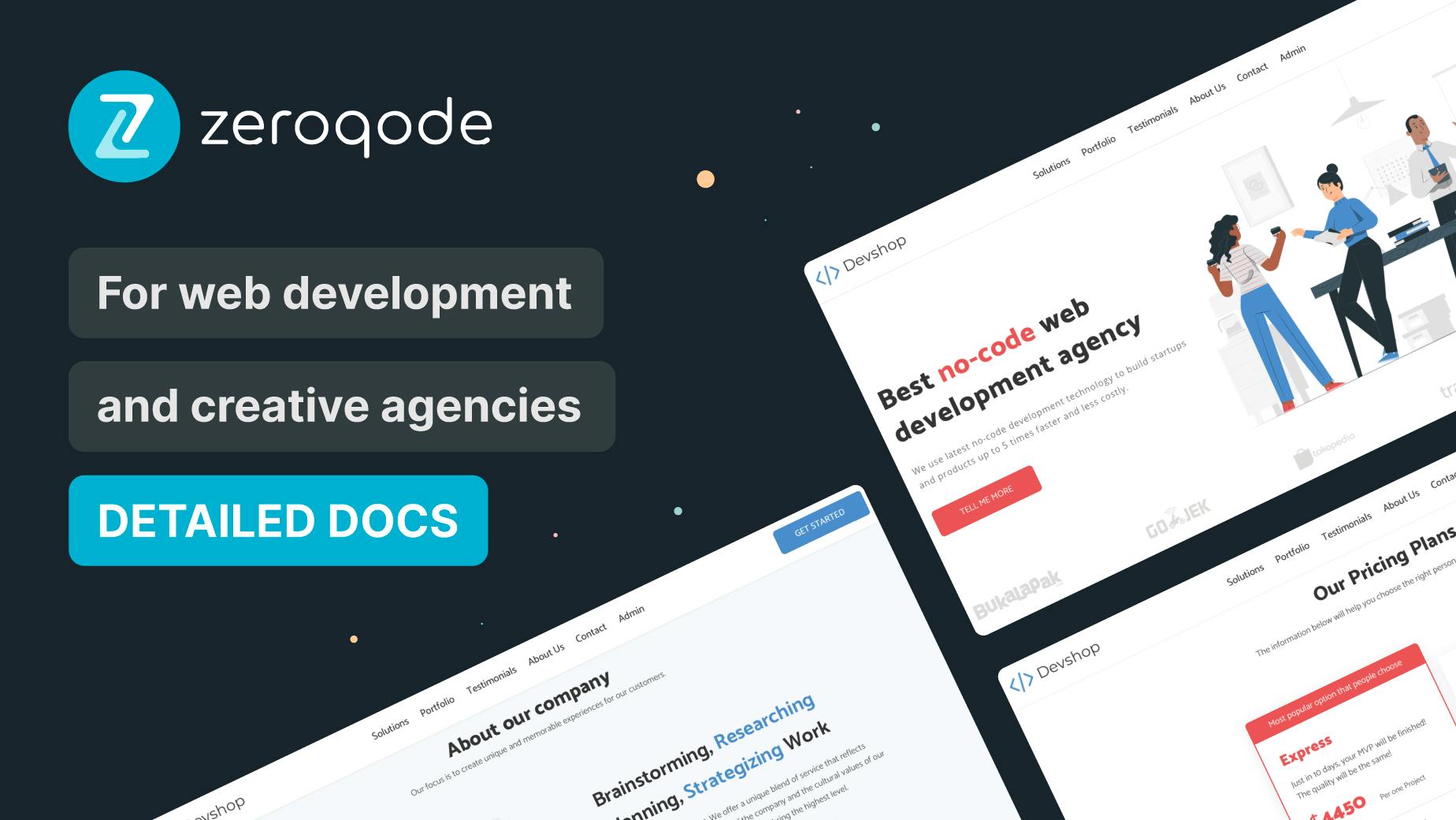 Devshop - Web Dev Agency Template | Bubble