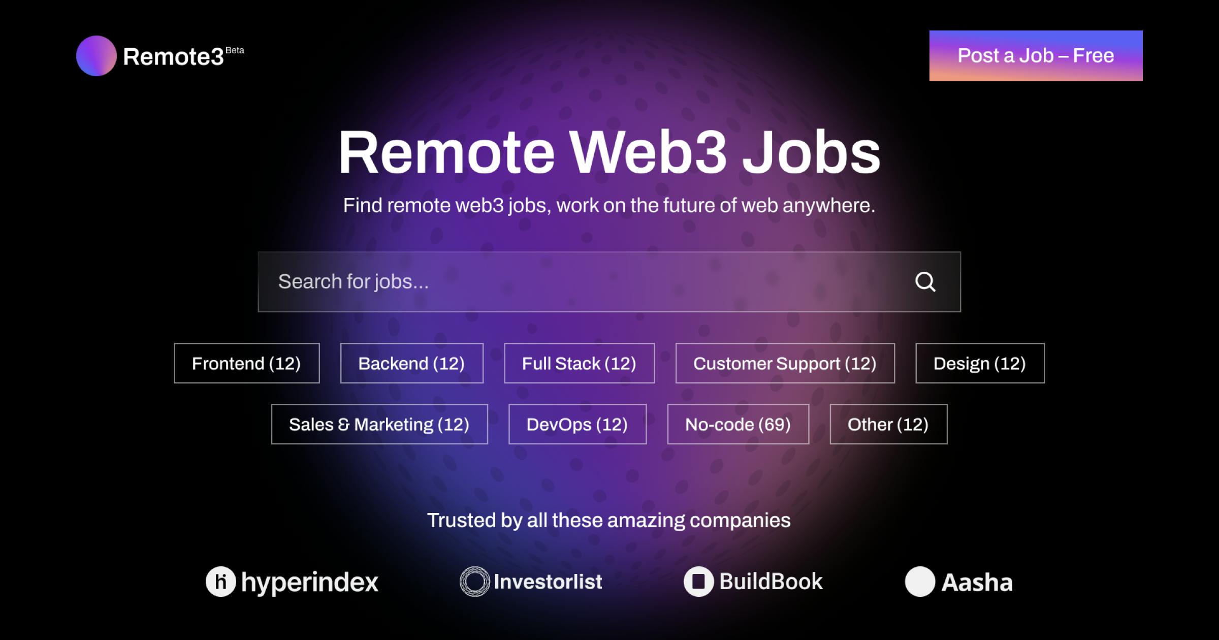 Remote3 – Remote Web3 Jobs - Discover remote web3 jobs across the world ...