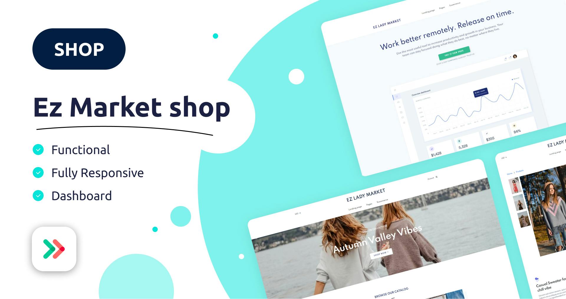 Ez Market Shop Template | Bubble
