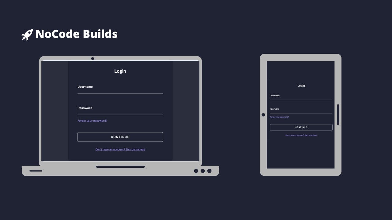 Beautiful Login Template | Bubble