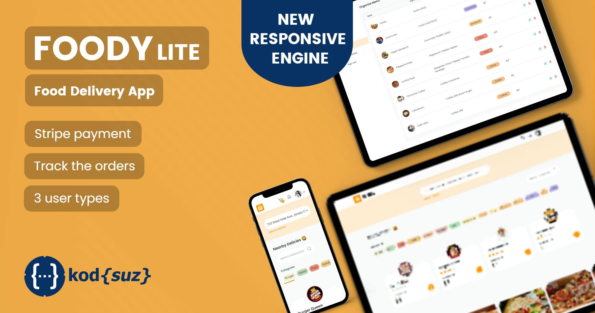 Foody Lite - Food Delivery Template | Bubble