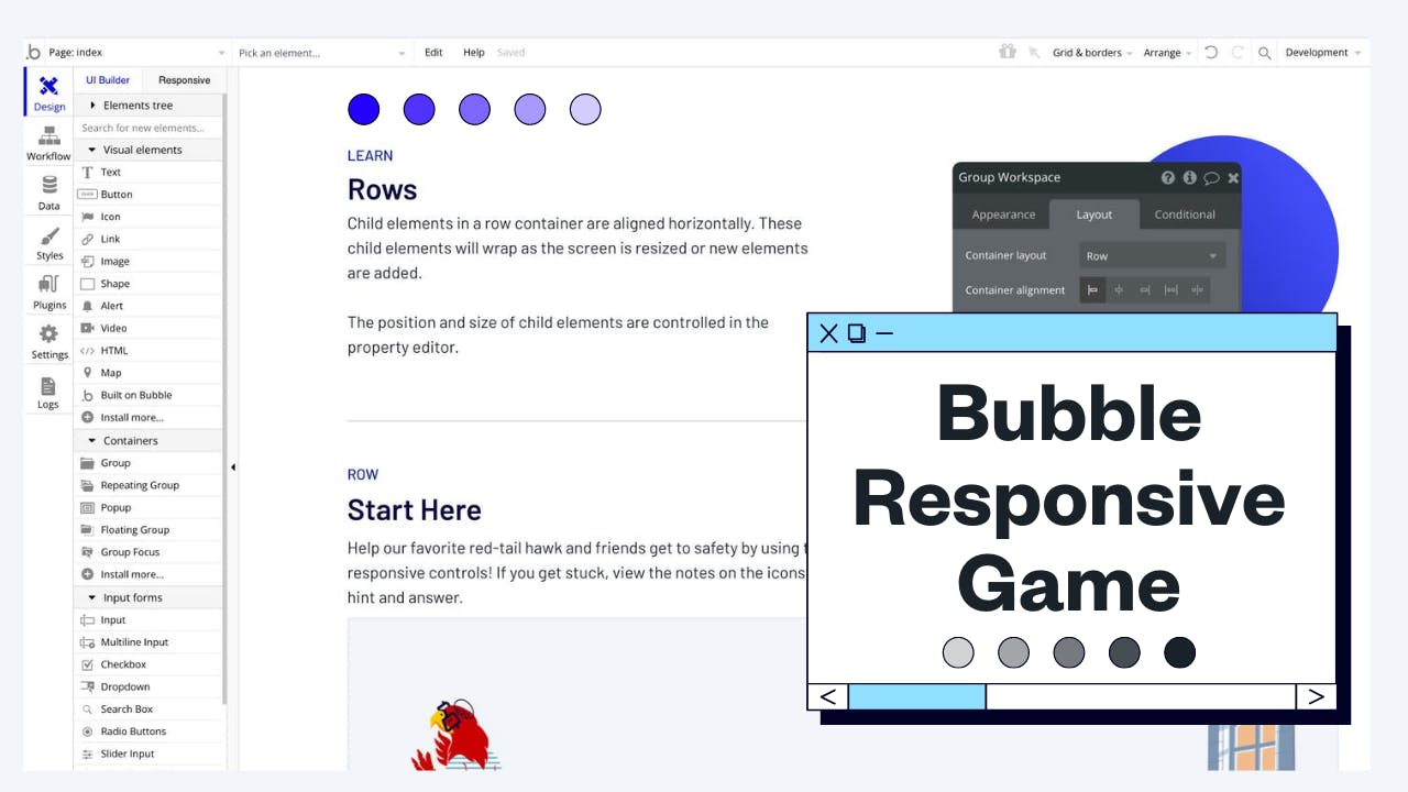 Bubble Responsive Game Template | Bubble