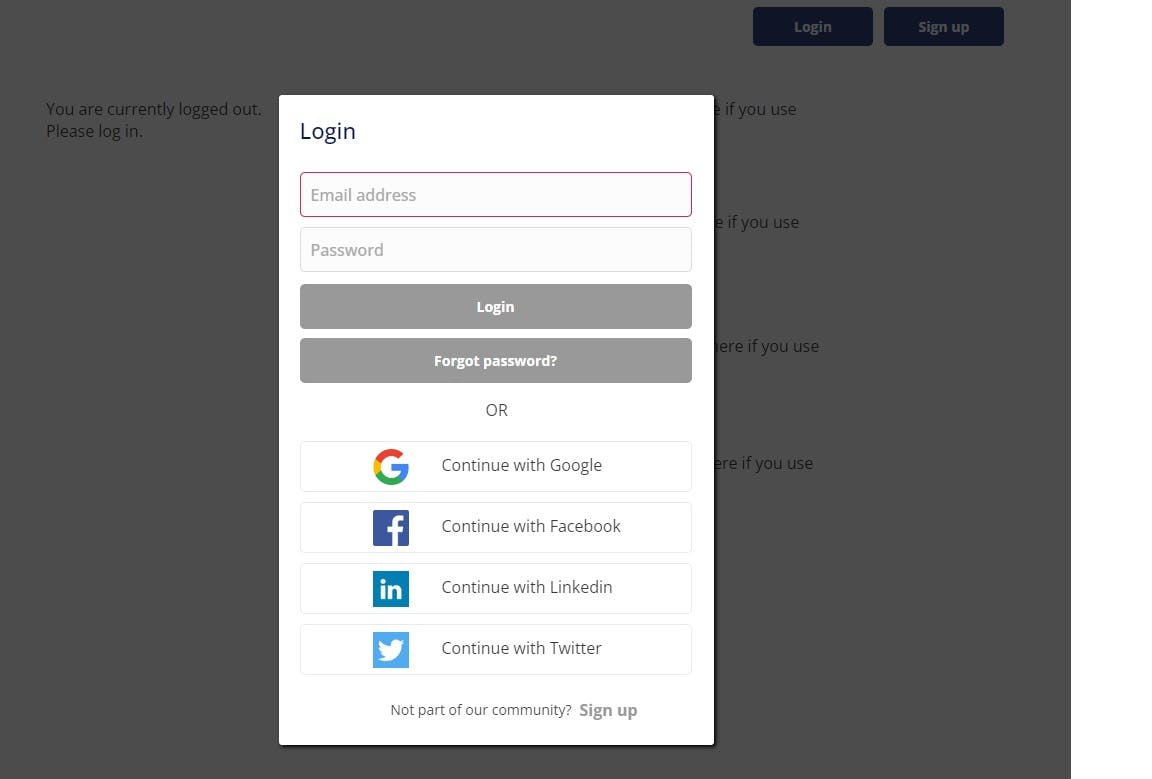 Log In And Out Using Sso Template | Bubble