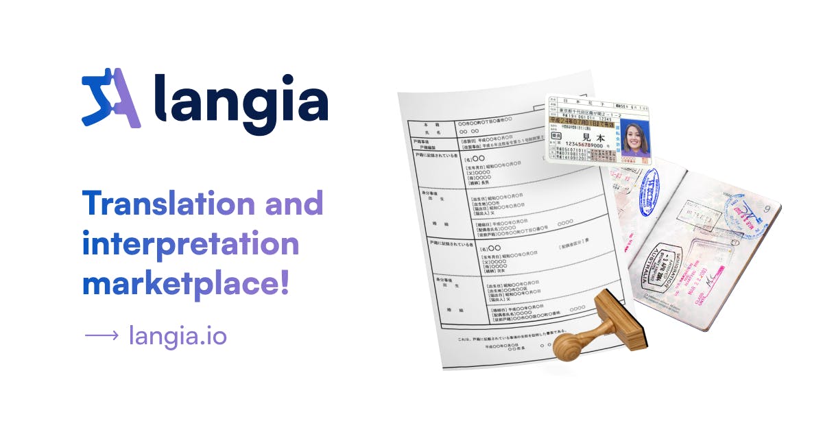Translation made simple! — Langia