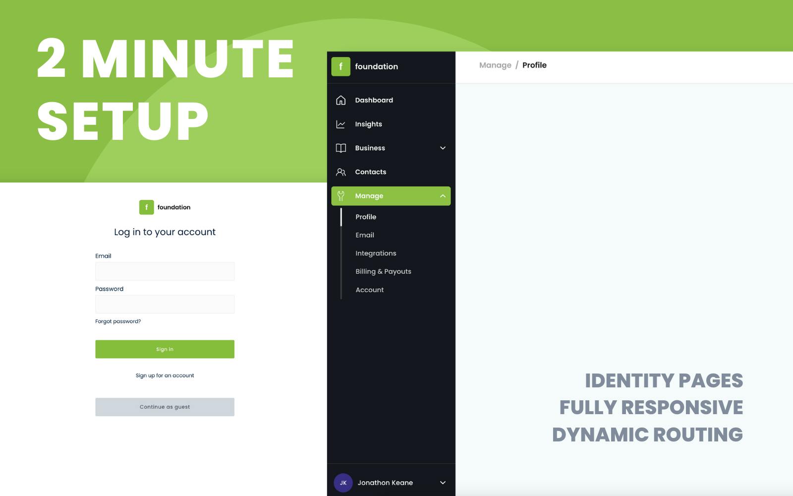 Foundation Template | Bubble