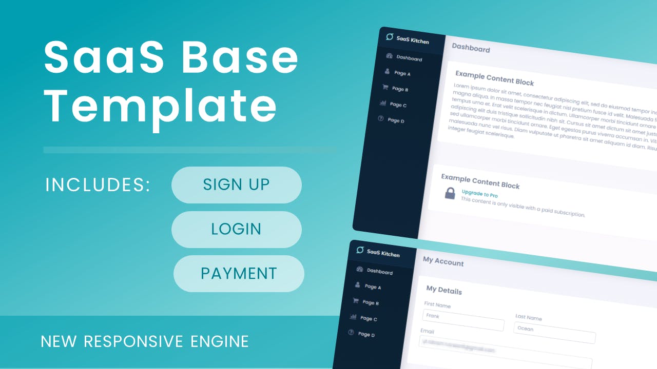 SaaS Base Template Template | Bubble