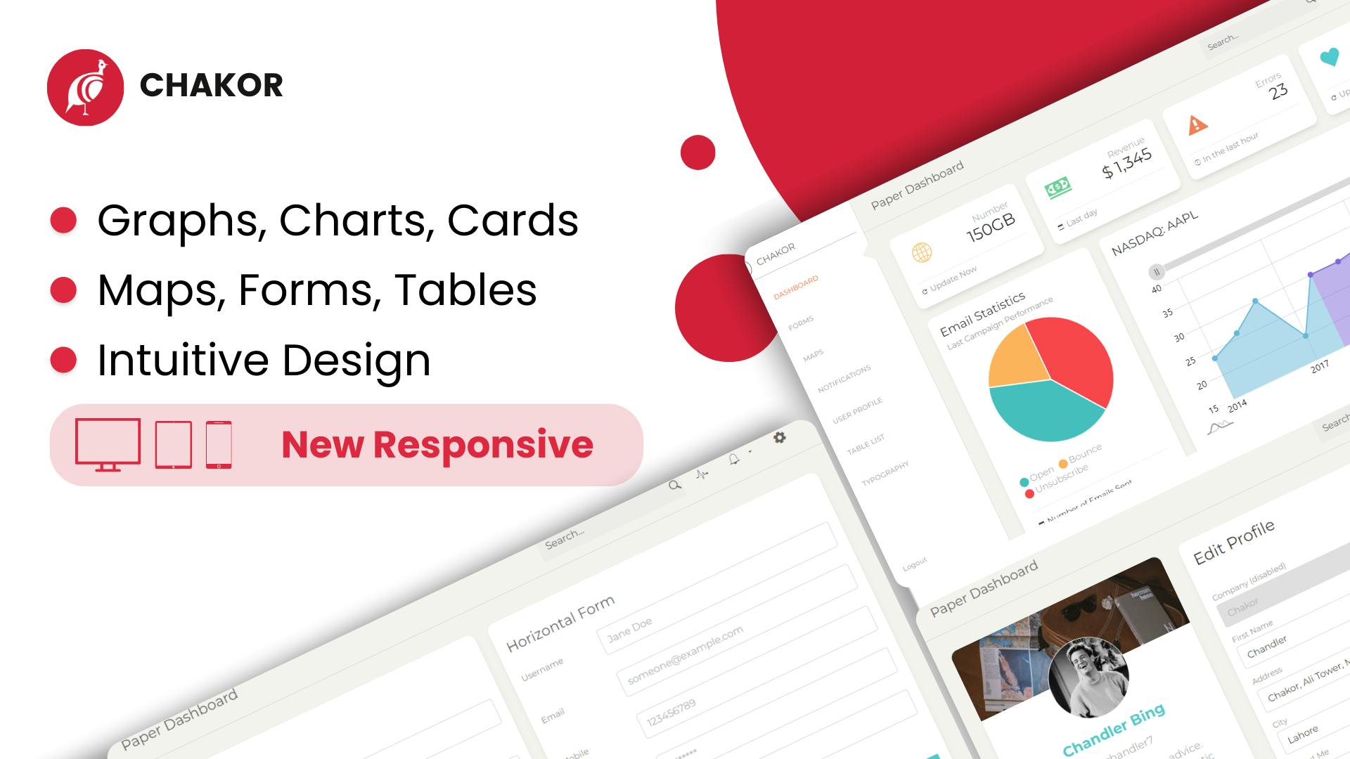 Paper UI Dashboard Template | Bubble