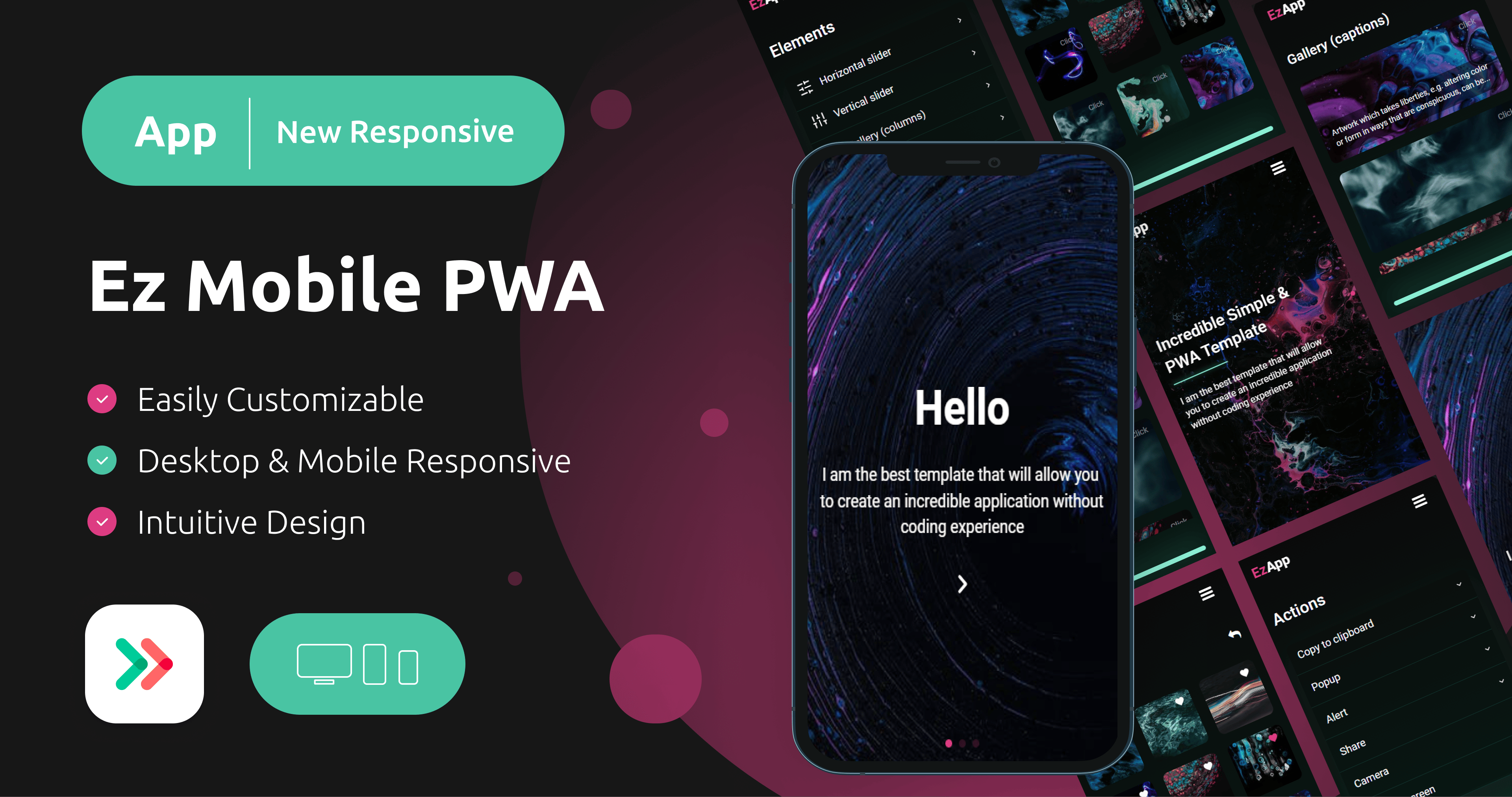 Ez Mobile PWA Template | Bubble