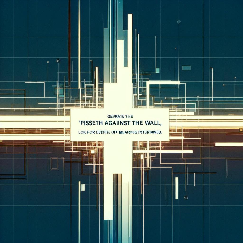 Unraveling Biblical Symbolism: Understanding The Phrase Pisseth Against ...