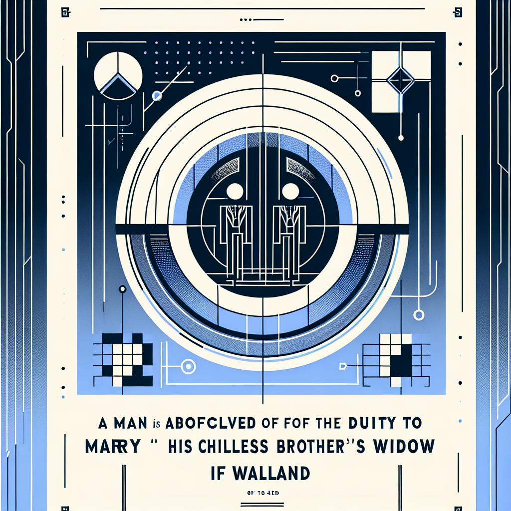 The Levirate Marriage and the Ceremony of Halitzah: Understanding ...